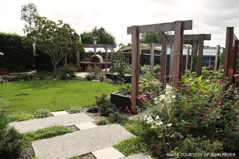 Productive Pizza Potager | OUTHOUSE design